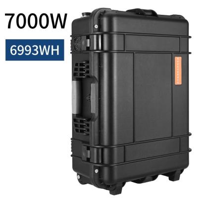 Cina 7000W/6993wh Generatore solare di emergenza Centrale elettrica portatile per esterno e emergenza in vendita