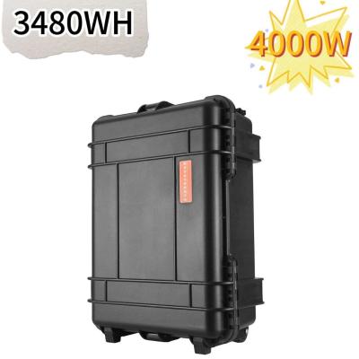 Cina Scatola nera a trazione generatore solare portatile da 4000W per la fotografia in ambiente esterno in vendita