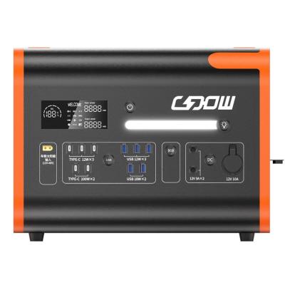 Cina 40ah/2200W/2048wh Arancione caldo Centrale elettrica portabile per la conservazione dell'energia per uso domestico all'aperto in vendita