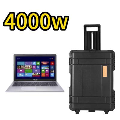 China AC Pure Sine Wave Portable Power para casa e acampamento 4000W Output Socket Todos os tipos à venda