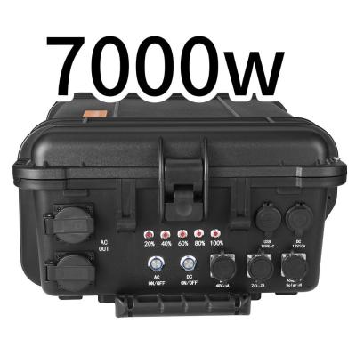 China Sistema de armazenamento de energia por bateria de gerador solar portátil de 7000 W com 50.000 kg de peso bruto à venda