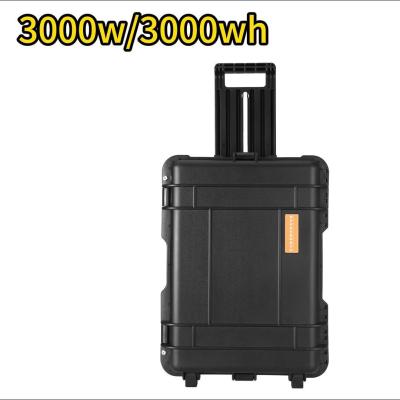 Cina Centrale elettrica portatile da 3000W/3000wh con batteria al litio LiFePO4 in vendita