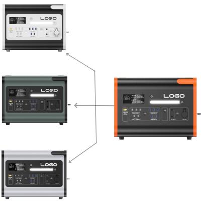 Cina Stazione di energia solare portatile da campeggio da 2400W con LiFePO4 e tensione di uscita CA 220V±5% in vendita