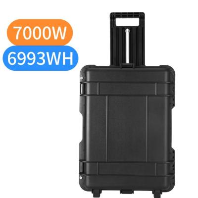 Cina AC Puro Sine Wave Output 7000W Centrale elettrica esterna LiFePO4 Generatore solare portatile in vendita
