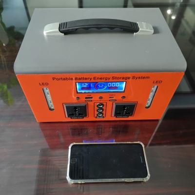 China Estação de energia portátil de 500W de banco de carregamento de backup para escritório com saída de corrente contínua de 12V Max 11-14V à venda