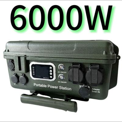 Китай Контроллер MPPT 6000W/6048wh портативная AC/DC наружная мобильная электростанция для продукции продается