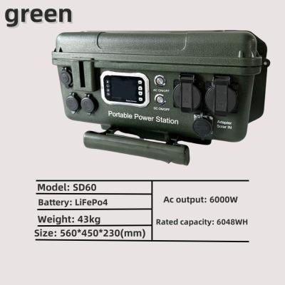 Cina Centrale elettrica portatile multifunzione da 6000 W di potenza massima di 3000 W di potenza totale di uscita con display in vendita