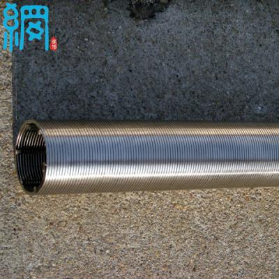 China Stainless Steel V shaped Profile Wire Well Screen(Length up to 12m) for sale
