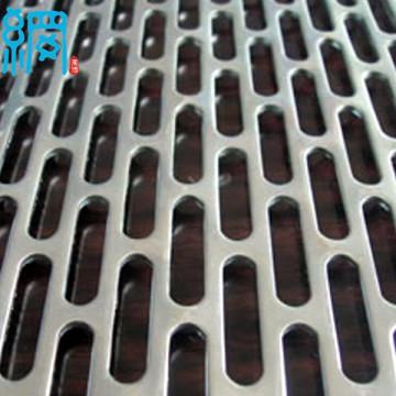 China slotted hole perforated metal sheet for sale