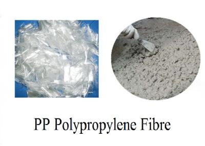 China Good Dispersing Concrete Polypropylene Fibers HS Code 3916100000 for sale