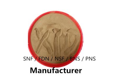 China Water Reducer Concrete Admixture SNF / PNS / FDN Powder For Construction / Textile Use for sale