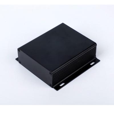 82*28*100mm Schwarz Aluminium Heatsink Gehäuse für elektronische Projektbox mit Wandmontage