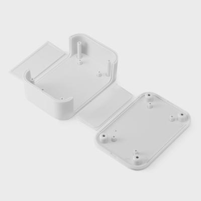 China 100*67*35mm Black and White IoT Small Plastic Case For WIFI Router Enclosure With Baffle for sale