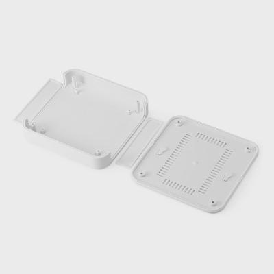 China Square Plastic Router Box 125*125*28mm Wi-Fi Router Case For Network Device Housing for sale