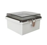 China Universal IP67 Hinged Electrical Enclosures Plastic Watertight Junction Boxes for sale