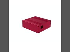 106*40*110mm ブラッシュドブラックアルミニウムヒートシンクケース 幅100mm PCBプロジェクトボックス用