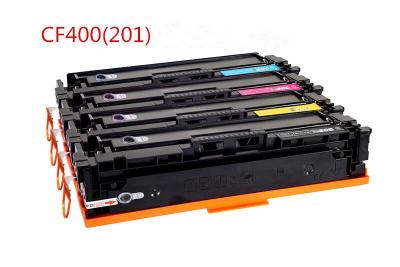 China 201A Toner cartridges voor HP CF400A 401A 402A 403A Kleur gebruikt voor HP M252D M277 Te koop