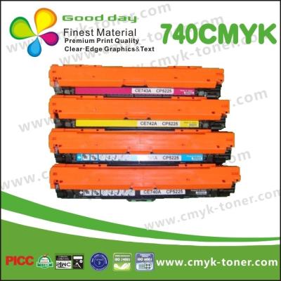 China 307A CE740A For H P Color Toner Cartridge for Use in H P LaserJet CP5220 5225 for sale