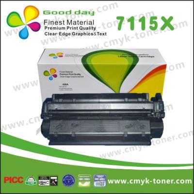 China C7115X Zwarte tonercartridge voor HP LaserJet 1000 met ISO en SGS Te koop