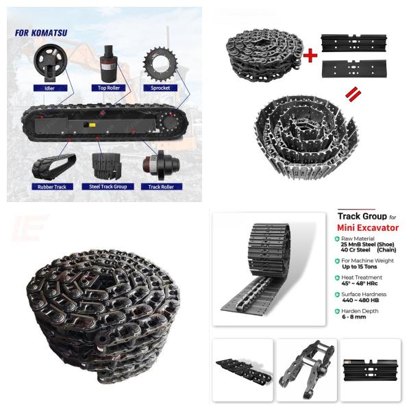 Quality Track Chain Link pads Excavator Undercarriage Parts For Komatsu PC200 PC60 PC70 PC120 for sale