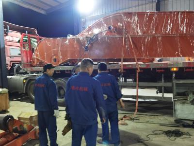 Cina 24m Excavator Boom Arm Komatsu PC700 Giallo Colore 10500 mm Long Reach Boom Arm Excavator Extension Arm in vendita