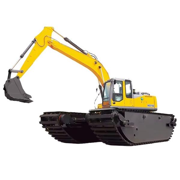 Quality CAT SANY Amphibious Excavator Undercarriage Pontoon 20 Ton for Swamp for sale