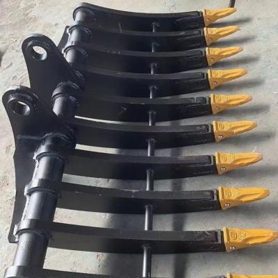 China OEM Customizable High Quality Excavator Rake Attachment Skid Steer Loader Compatible for sale