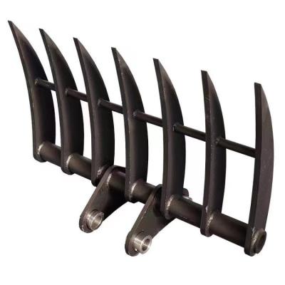 China Custom Excavator Ripper Rake Soil Cracking Digging Rake Universal Fit Construction Part for sale