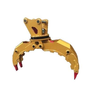 China Factory Direct 360 Rotating 5 Ton Excavator Hydraulic Rock Grapple for Cat 320 330 336 for sale