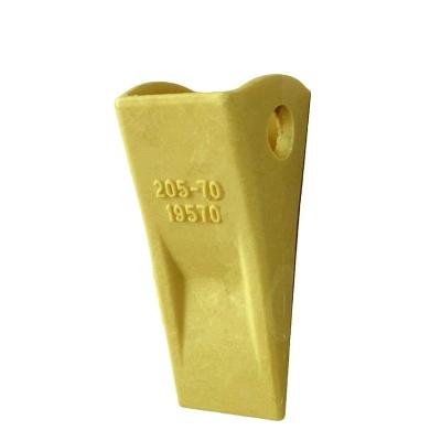 Cina Komatsu PC200-6 Scavatori denti secchi di scarico di acciaio in lega pesante parte di ricambio 205-70-19570 in vendita