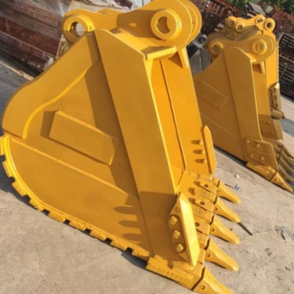 Quality 18ton Standard Excavator Rock Crusher Bucket for Cat 312 320 325 for sale