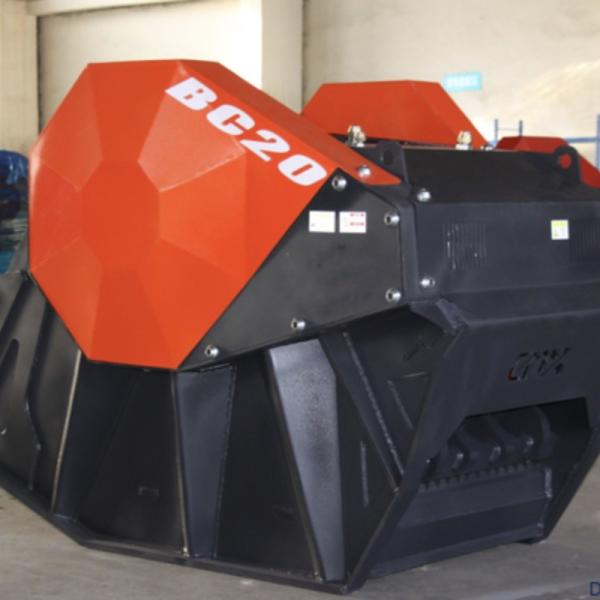 Quality Q345 20ton Excavator Bucket Stone Crusher Attachment for Rock Breaking for sale