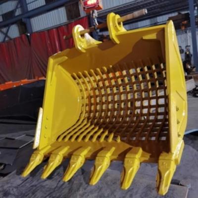 중국 CAT 330 굴착기용 맞춤형 스켈레톤 굴착기 버킷 스크리닝 네트 부착 판매용