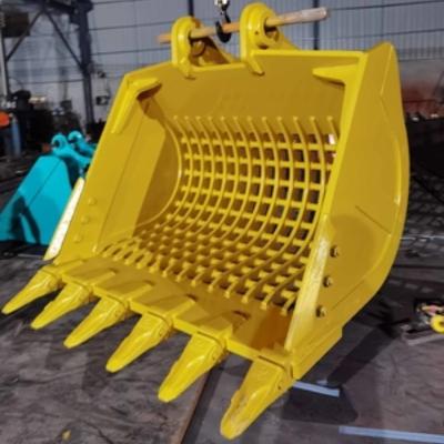 중국 CAT 330 굴착기용 맞춤형 스켈레톤 굴착기 버킷 스크리닝 네트 부착 판매용