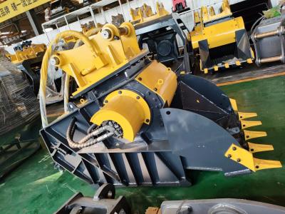 China Customzied  Hydraulic Crushing Bucket for Excavator Rock Stone Concrete Demolition Equipment Supplier for sale