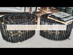 Excavator Undercarriage 190MM Pitch Track Chain Link Assembly Steek Track Group Plate Shoes Assy For 20 Ton EX200 320 PC200