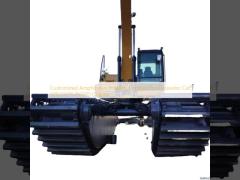 Customized Floating Amphibious Pontoon For Excavator Cat 320 SY215 PC200 Chassis