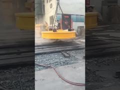Custom Excavator Circular Electromagnet Chuck For Metal And Lifting Scrap
