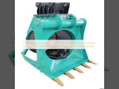 Engineering Accessories Soil Sand Gravel Roll Screen Bucket Sieve Bucket 360 Rotary Screening Bucket for All Excavator