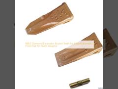 NBLF Diamond Excavator Bucket Teeth for Hitachi Komatsu PC60 Flat Pin Teeth Adaptor