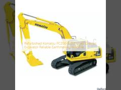 Excavadora de orugas usada Komatsu PC200-8 reacondicionada de 20T para movimiento de tierras