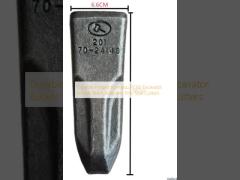 Ανθεκτικοί σφυρηλατημένοι Komatsu PC60 Excavator Bucket Δοντιές προσαρμογείς Πινές πλευρικά κοπτήρες