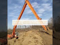 Defeng Factory Customized 21m Two Section Long Reach Boom and 22m Three Section Demolition Boom for All Brands Excavator