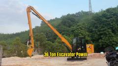 long reach boom use 305.5 digger excavator