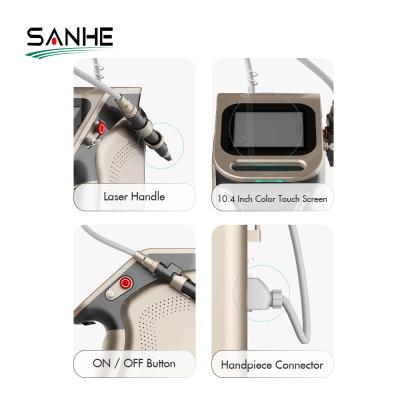 Cina Macchina verticale professionale di bellezza di rimozione del tatuaggio del laser del ND Yag del commutatore del laser Q del ND commutata Q Yag per uso del salone in vendita