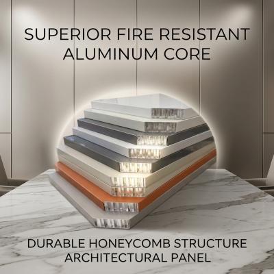 China Polymer Membrance Honeycomb Aluminum Panel Material Waterproof Fire Resistance for sale