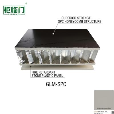 China Stone Plastic Composite SPC Honeycomb Panel Eco Friendly Fire Retardant for sale
