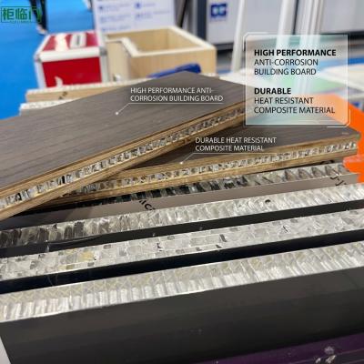 China High Temperature Resistance Aluminum Wood Honeycomb Panel Corrosion Resistant Moisture Proof for sale