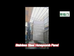 anti corrosion stainless steel honeycomb panel lightweight decorative honeycomb sandwich panel