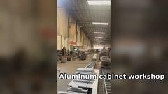 Aluminum honeycomb cabinet factory workshop